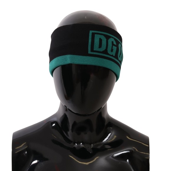 Dolce & Gabbana | Accessories | Dolce Gabbana Black Green Silk Dg Queen ...